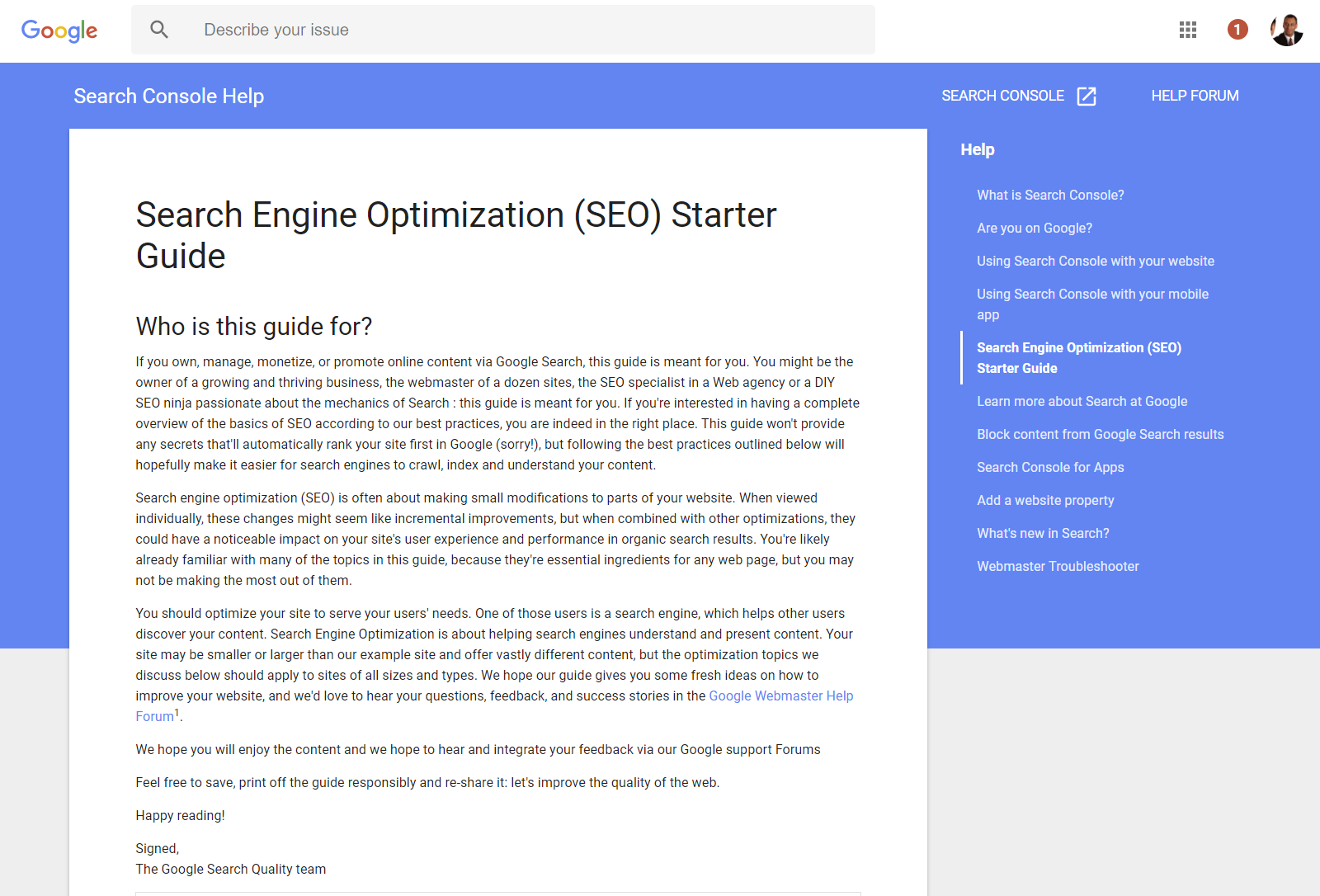 New Google SEO Starter Guide - London Web Factory New Google SEO Starter Guide - London Web Factory